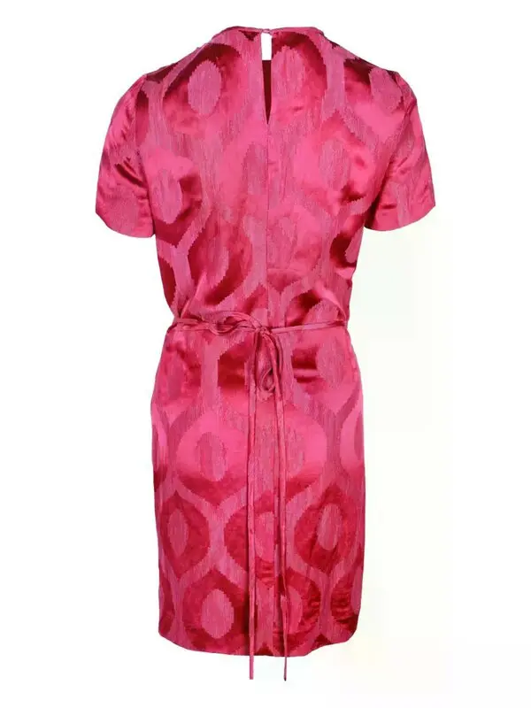 ISABEL MARANT VINTAGE Vintage Servane Jacquard-wrap Mini Dress