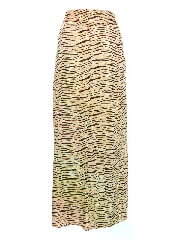 Faithfull The Brand Zebra-print Maxi Skirt