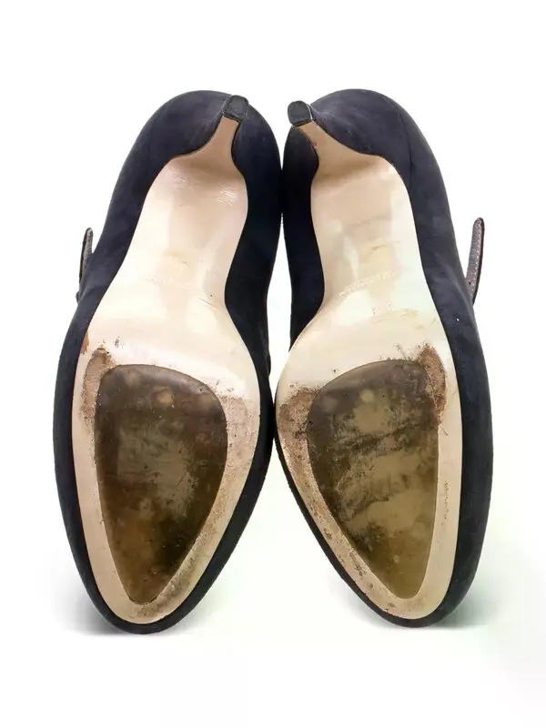 Miu Miu 135mm Mary Jane Suede Pumps