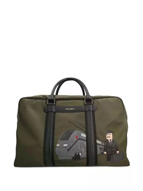 Dolce & Gabbana Train-detail Travel Bag - Green