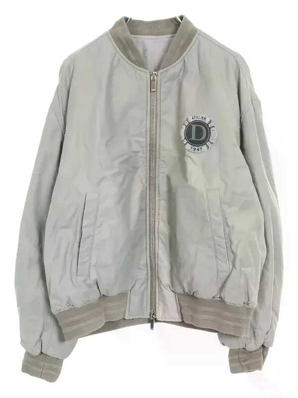 Dior Pre-owned 2010s Logo Patch Bomber Jacket