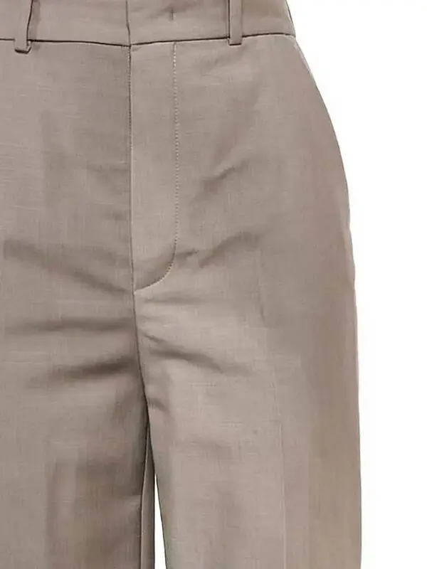 Fendi Folded-waist Tapered Trousers