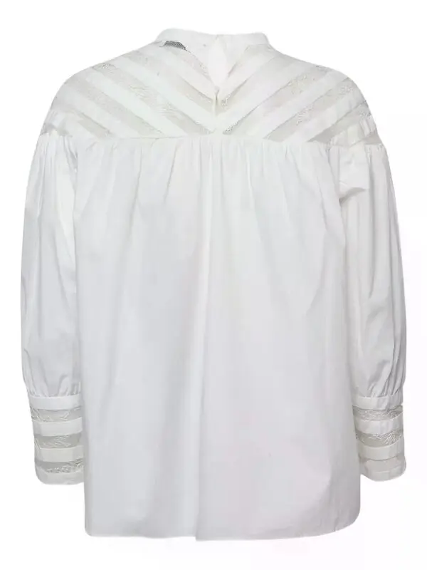 Sandro Lace-trim Blouse