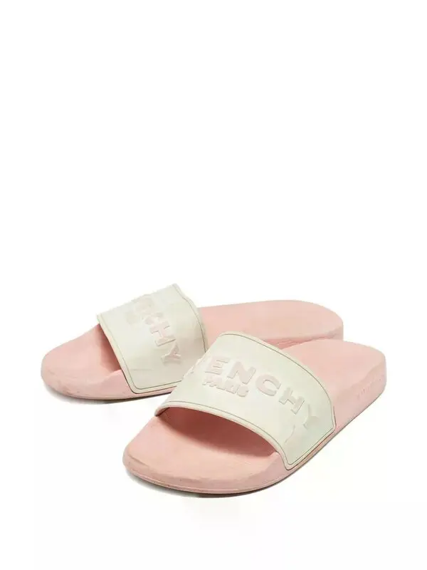 Givenchy 2024 Embossed Logo Slides