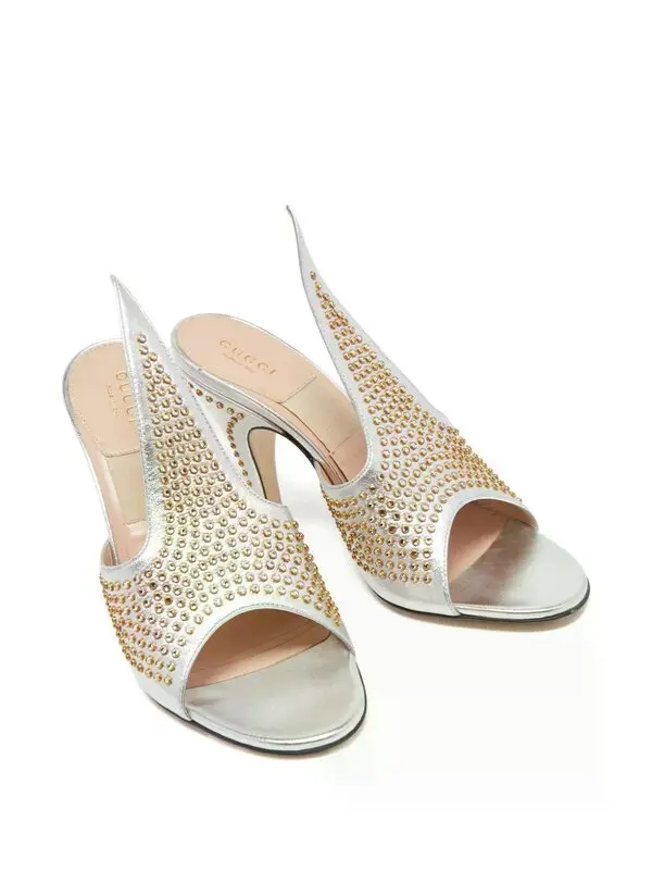 Gucci 90mm Embellished Sandals