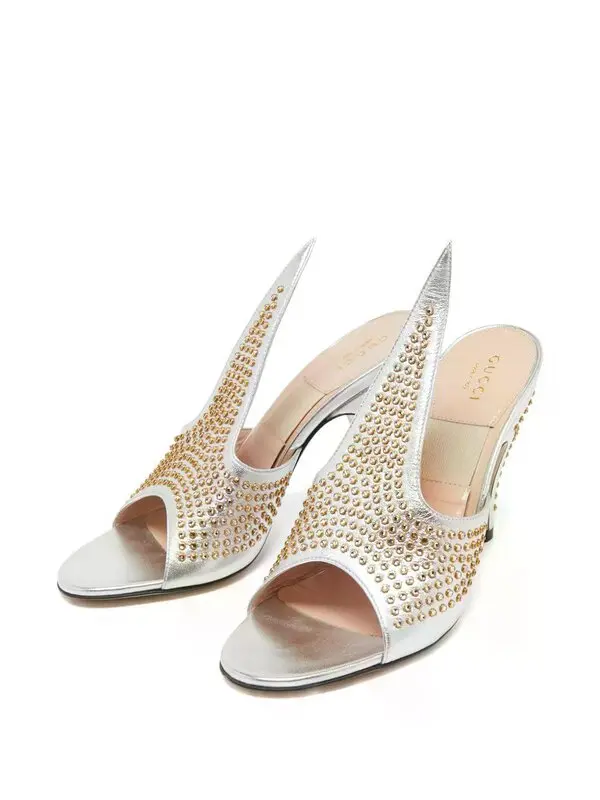 Gucci 90mm Embellished Sandals