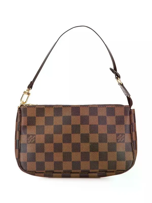 LOUIS VUITTON Pre-owned Damier Ebene Pochette Accessoires - Brown