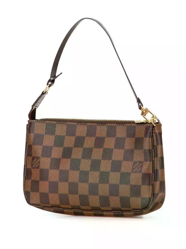 LOUIS VUITTON Pre-owned Damier Ebene Pochette Accessoires - Brown