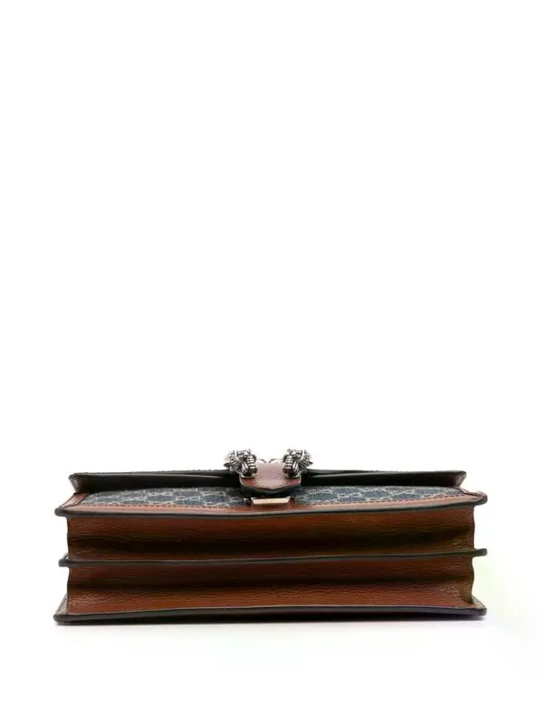 Gucci Small Gg Denim Dionysus Shoulder Bag - Blue