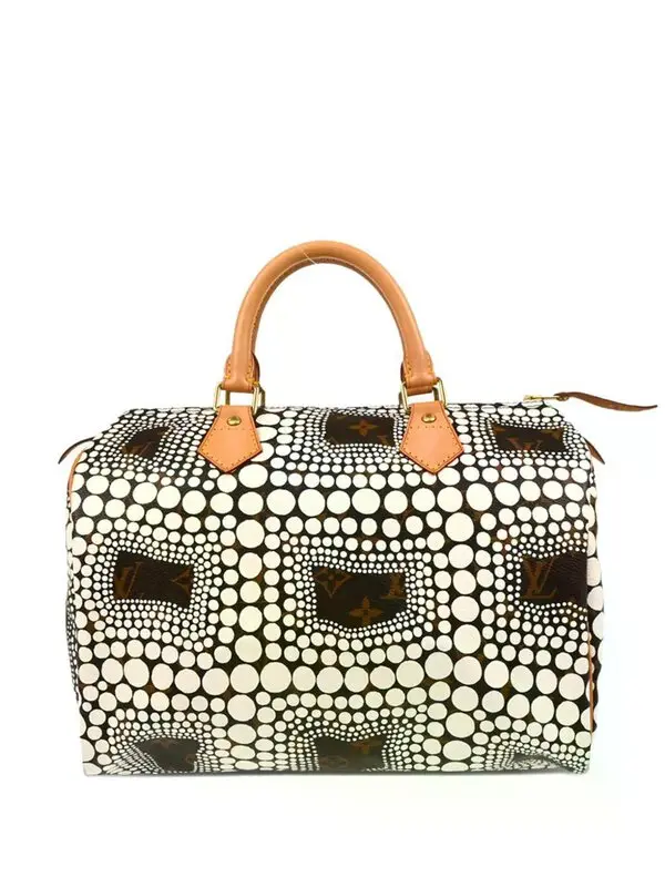 LOUIS VUITTON X Yayoi Kusama 2012 Speedy 30 Handbag - Brown