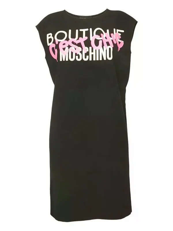Moschino Graffiti-print Mini Dress