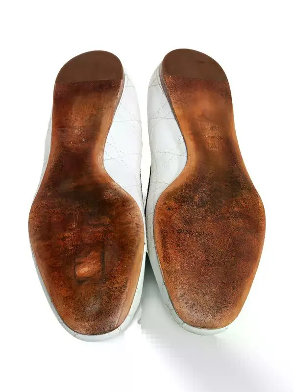 Dior Cannage-stitch Leather Ballet Flats