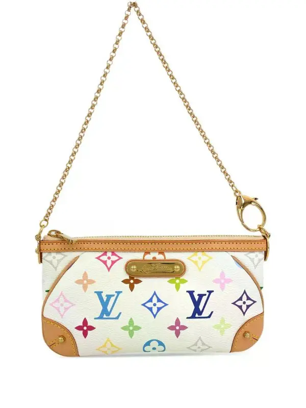 LOUIS VUITTON X Takashi Murakami Pochette Milla Mm Handbag - Neutrals