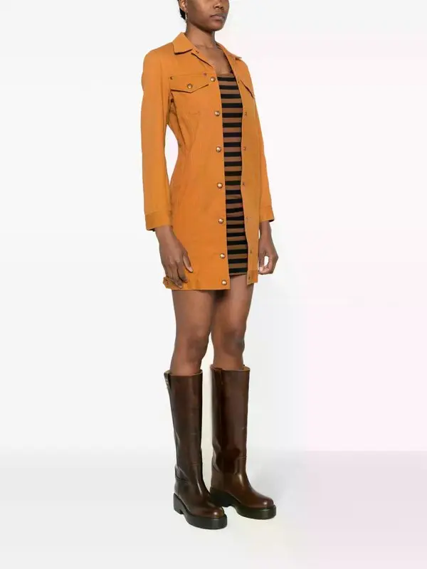 JEAN PAUL GAULTIER 1980s Layered Shirt Minidress