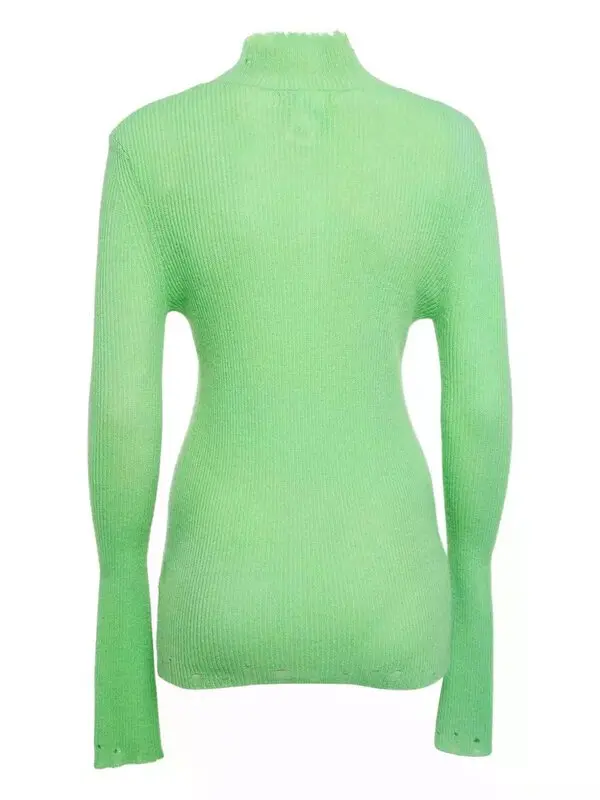 Les Reveries Ribbed Cashmere Turtleneck Sweater