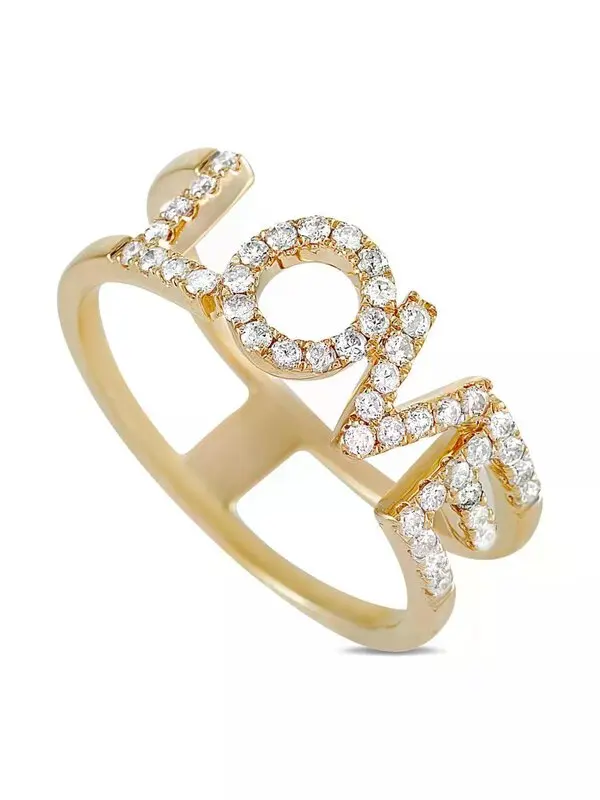 LB EXCLUSIVE 14k Yellow Diamond Ring - Gold