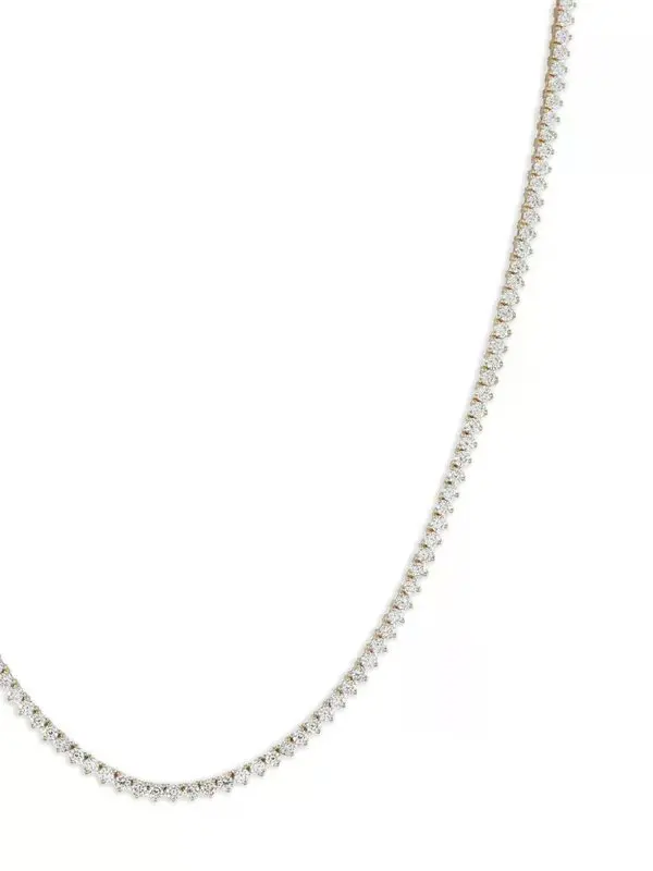 LB EXCLUSIVE 14k Yellow Diamond Tennis Necklace