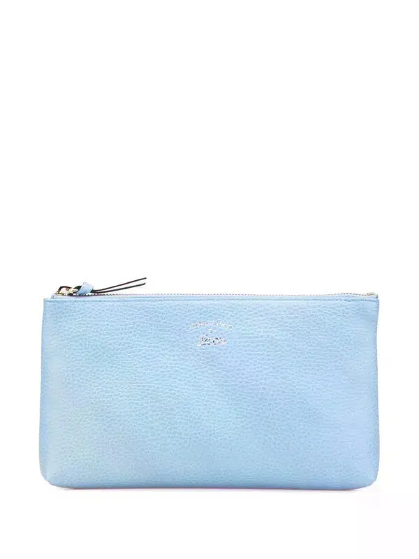 Gucci Large Dollar Calfskin Swing Pouch - Blue