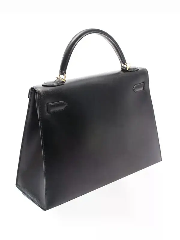 Hermès 2002 Box Calf Kelly Ii Sellier 32 Satchel