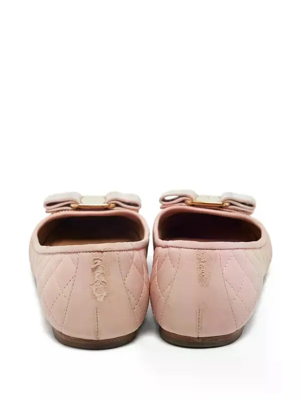 FERRAGAMO Leather Ballet Flats