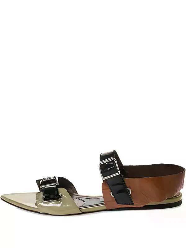 Marni Leather Buckle Sandals