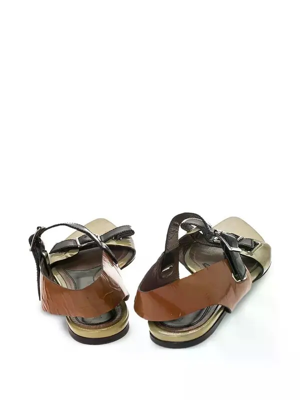 Marni Leather Buckle Sandals