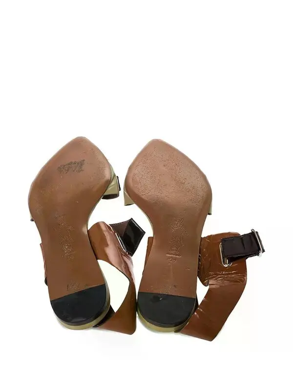 Marni Leather Buckle Sandals