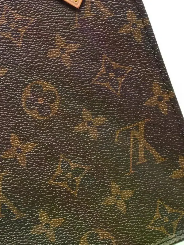 LOUIS VUITTON Monogram Petite Sac Tote Bag - Brown