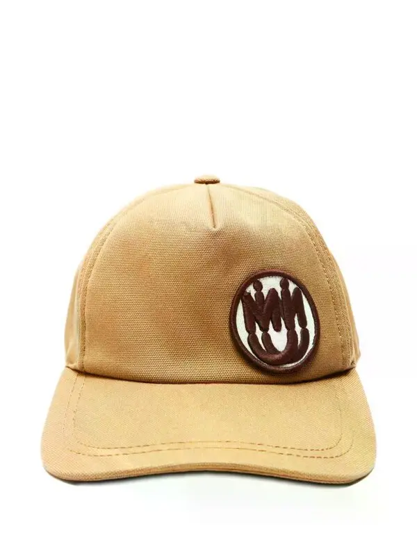 Miu Miu Logo-patch Baseball Cap - Brown