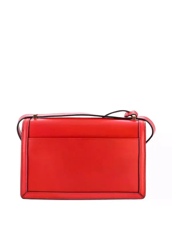 Loewe Barcelona Leather Shoulder Bag - Red