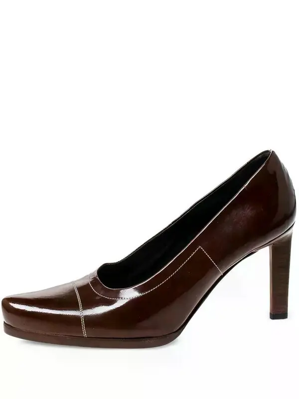 Prada Patent Leather Square Toe Pumps