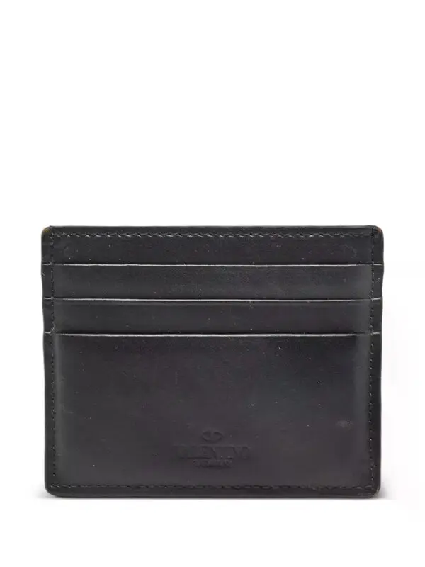 Valentino Garavani Leather Logo Card Holder