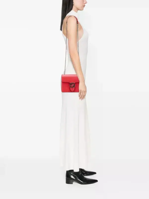 Gucci Interlocking G Crossbody Bag - Red