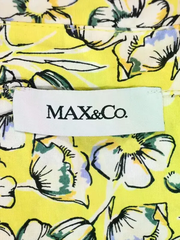 MAX&CO. Floral-printed Shirt And Shorts Set