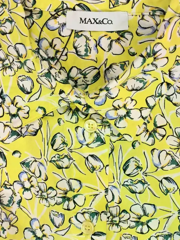 MAX&CO. Floral-printed Shirt And Shorts Set