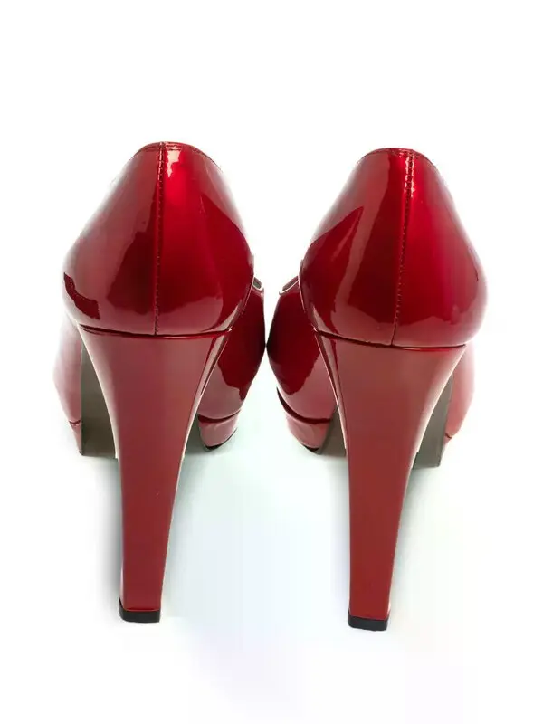 STUART WEITZMAN 130mm Patent Leather Peep-toe Pumps