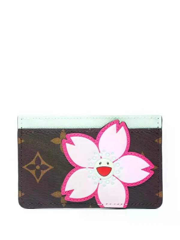LOUIS VUITTON X Takashi Murakami 2021-2025 Monogram Canvas Card Case - Brown