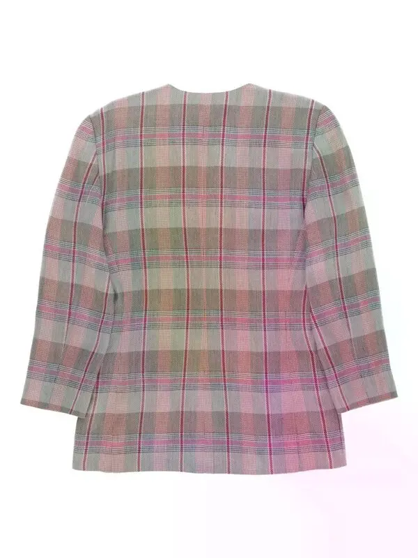 Giorgio Armani 1980s Checked Jacket