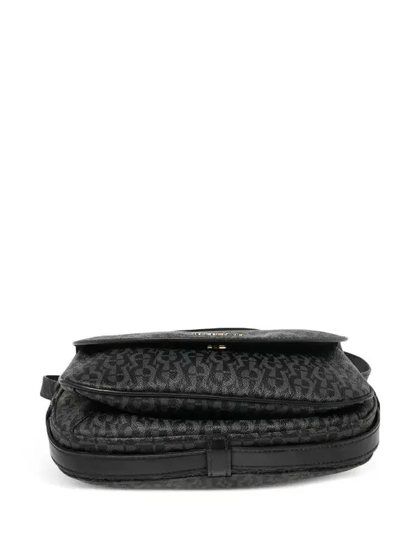 AIGNER Monogram Pattern Shoulder Bag