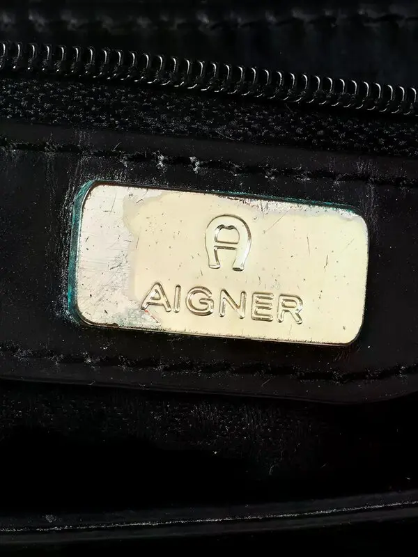 AIGNER Monogram Pattern Shoulder Bag