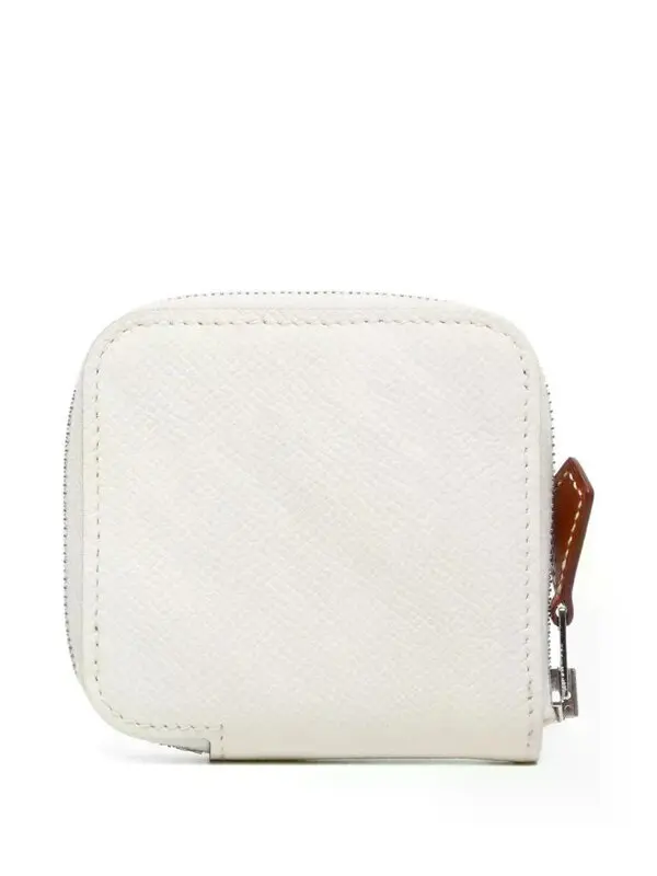 Hermès 2022 Zip-around Wallet - White