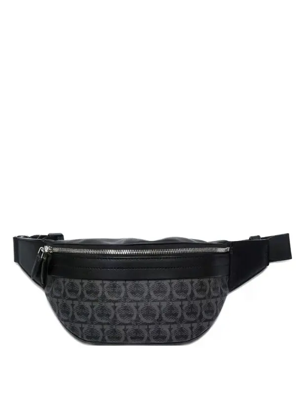 FERRAGAMO Gancini-pattern Belt Bag