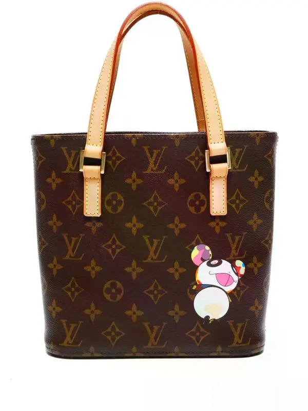 LOUIS VUITTON X Takashi Murakami 2004 Panda Vavin Pm Monogram Tote Bag