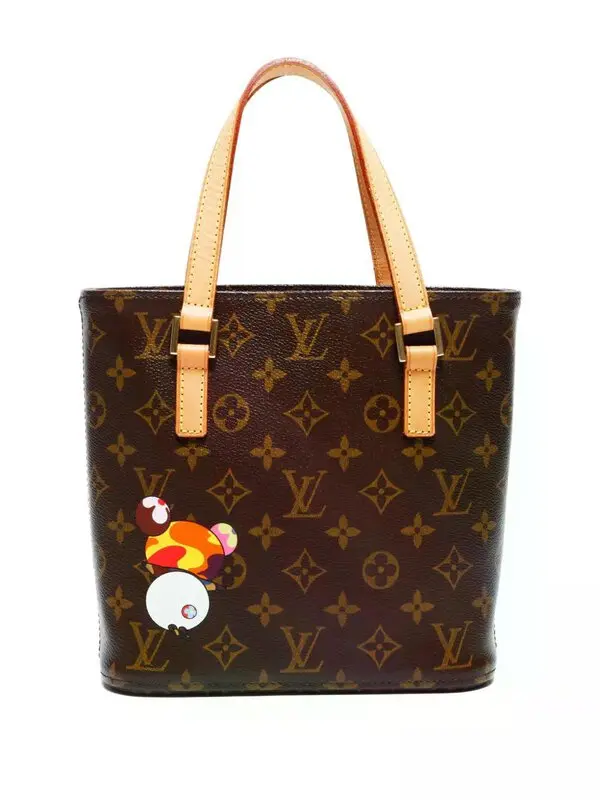 LOUIS VUITTON X Takashi Murakami 2004 Panda Vavin Pm Monogram Tote Bag