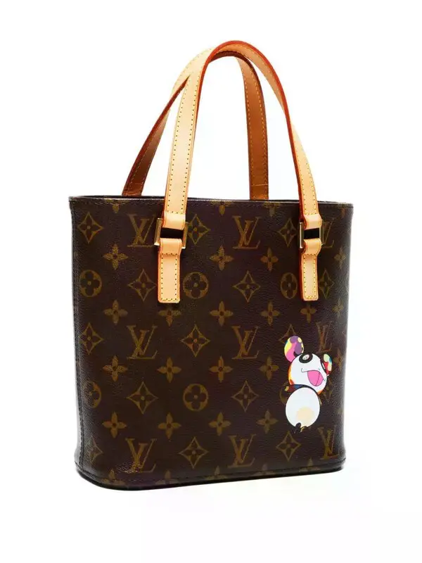 LOUIS VUITTON X Takashi Murakami 2004 Panda Vavin Pm Monogram Tote Bag