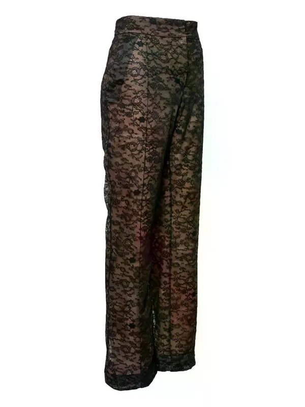 Valentino Garavani Lace Overlay Trousers