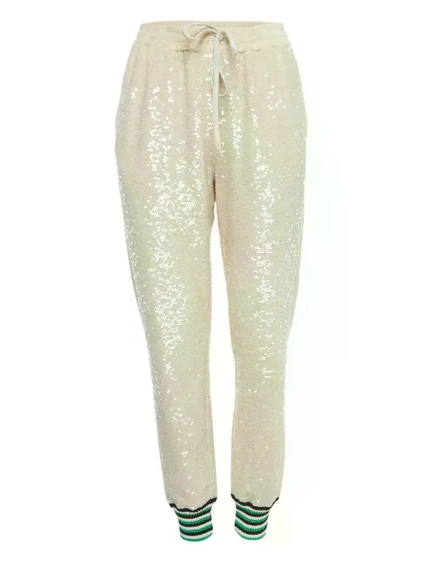 Gucci Sequin Embellished Drawstring Trousers