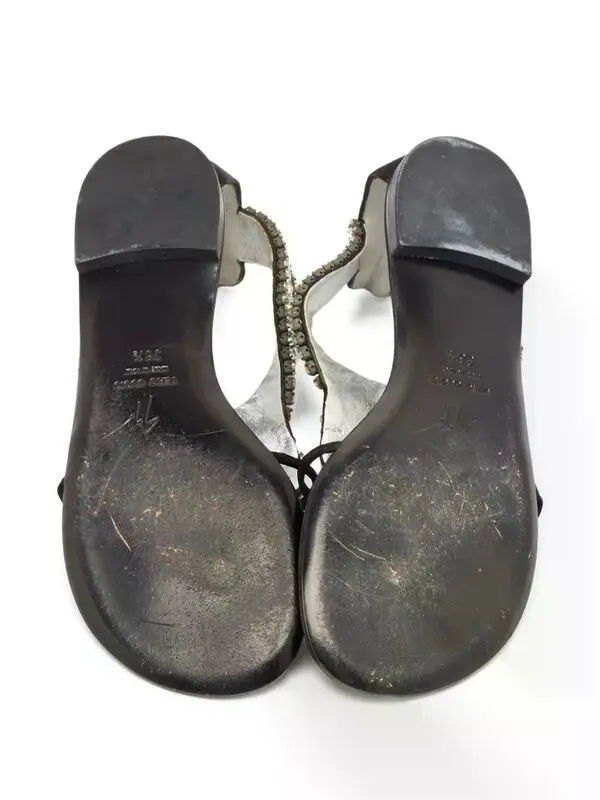 GIUSEPPE ZANOTTI Embellished Thong Sandals