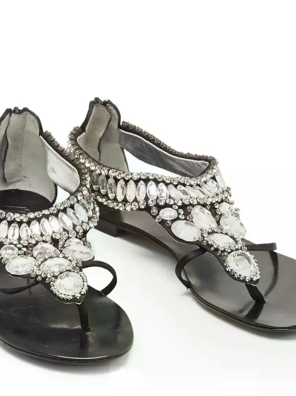 GIUSEPPE ZANOTTI Embellished Thong Sandals