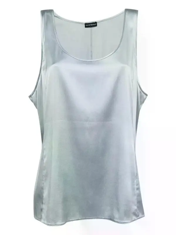 Emporio Armani Satin-finish Top
